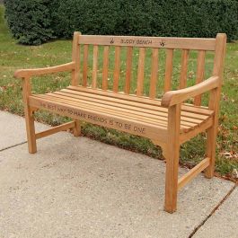 Teak Garden Benches - Luxury Garden Furniture - Small Teak Bench